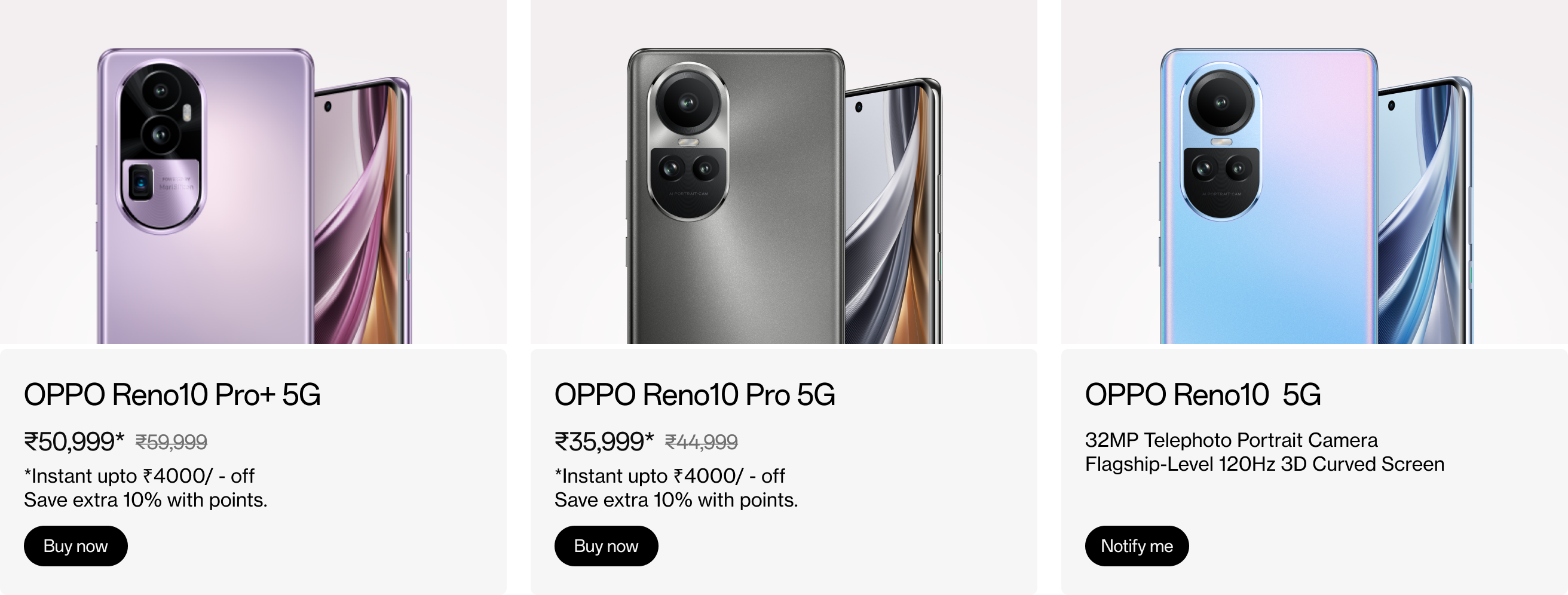 OPPO Store - Reno10 Series Benefits Collection | OPPO India