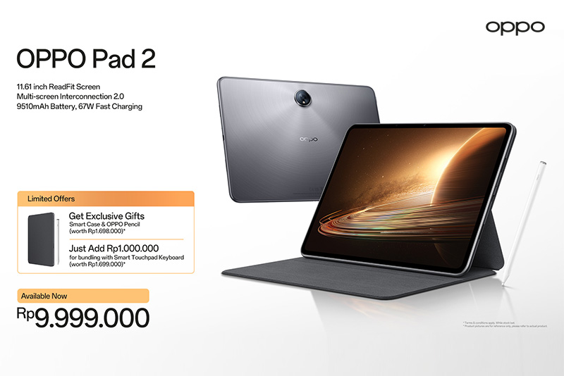 OPPO Pad 2 Bawa Standar Baru Tablet Flagship | OPPO Indonesia