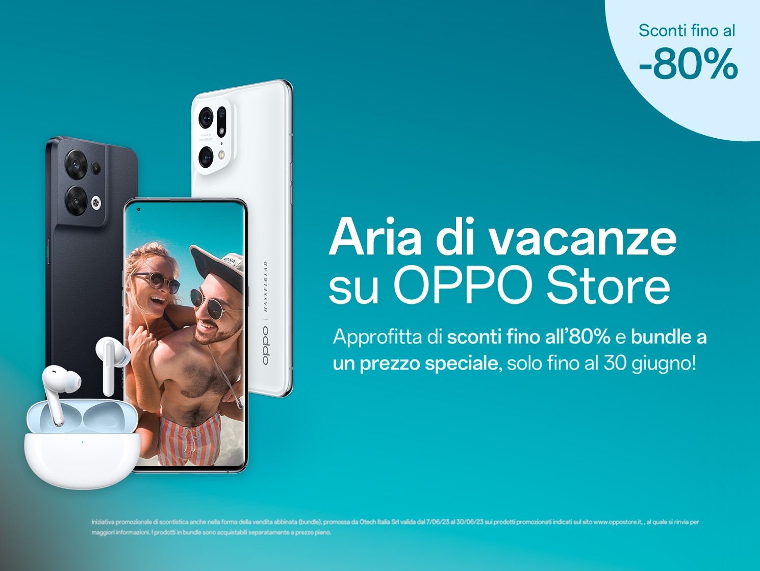 ARIA DI VACANZE: FANTASTICHE OFFERTE SU OPPO STORE | OPPO Italia