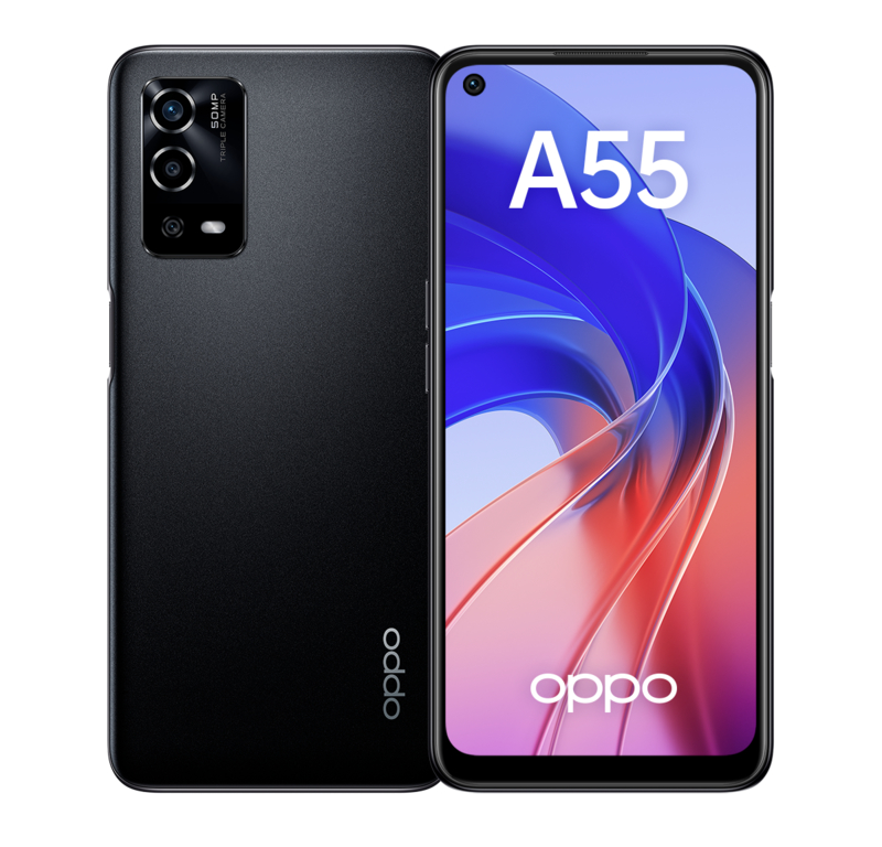 Смартфон A55 с мощным аккумулятором и продвинутой камерой | OPPO Россия
